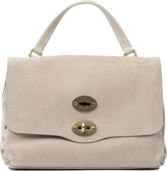 Zanellato Femme, Sacs, Beige, Taille: ONE Size Sac à Main Beige avec Fermeture Pivotante