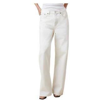Jeanerica Femme, Jeans, Blanc, Taille: W27 L32 Belem Wide Jeans