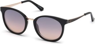 Guess Guess Unisex-Erwachsene GU7459 05Z 52 Sonnenbrille, Schwarz (Nero)