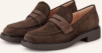 Gianvito Rossi Plateau-Loafer Harris braun