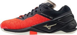Mizuno Herren Wave Stealth Neo Handballschuh, IgnitionR/PGold/Salute, 39 EU