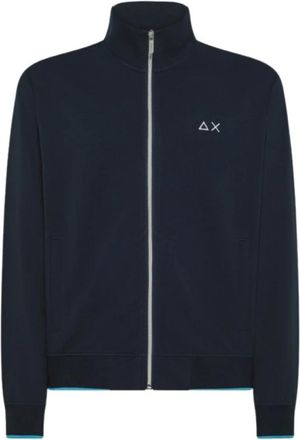 Sun 68 Homme, Sweatshirts et sweats &agrave; capuche, Bleu, Taille: L Pull Bleu pour Homme