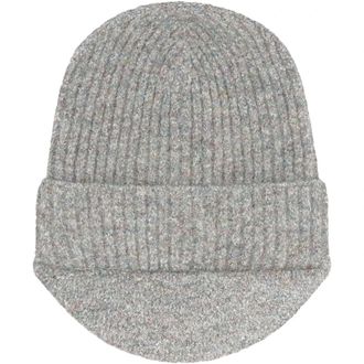 RANRA Gerippte Strickm&uuml;tze - - Accessories - Herren - Grau - ONE SIZE