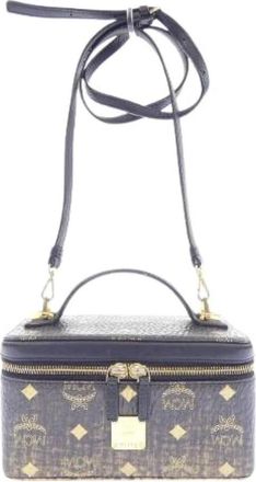 MCM Pre-owned Myz9Avi39Dg001 Sac bandouli&egrave;re - Femme - Pre-owned - Noir - Taille: ONE Size
