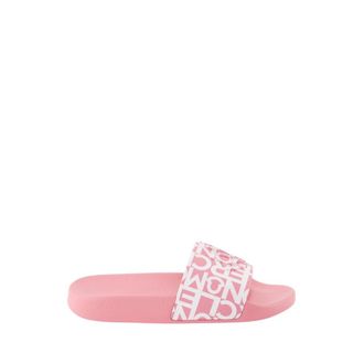 Moncler Bequeme Runde Offene Zehensandalen - - Shoes - Damen - Rosa - 35 EU