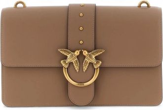 Pinko Pinko, Femme, Sacs, Beige, Taille: ONE Size Love One Classic Bag