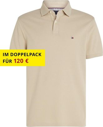 Tommy Hilfiger Piqu&eacute;-Poloshirt Regular Fit 1985 mit kleiner Logo-Stickerei in