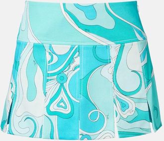 Pucci Minirock Orchidee aus Gabardine