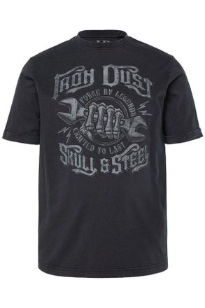 JP1880 T-Shirt T-Shirt Workwear Halbarm Brustprint Vintage Look