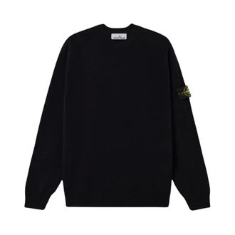 Stone Island Homme, Pulls, Bleu, Taille: L 5100020 Light Raw Hand Cotton Crewneck