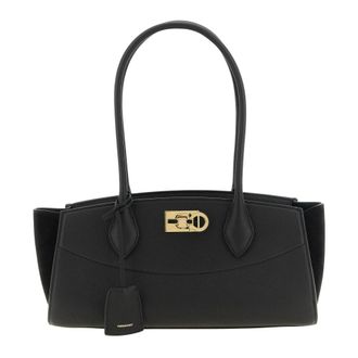Ferragamo Studio Soft East West Schultertasche - - Bags - Damen - Schwarzk - ONE SIZE