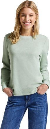 Street One Damen 3227691 Shirt mit Tape Details, Serene Green Mel, 34