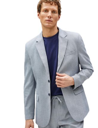 Koton Men Blazer Jacket Pocket Detailed Buttoned