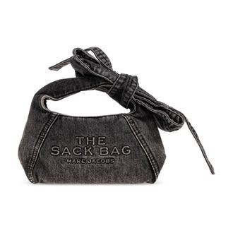 Marc Jacobs Femme, Sacs, Gris, Taille: ONE Size Bow Denim Mini Sack Bag