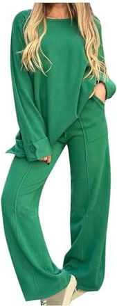 Generic Ensemble de surv&ecirc;tement 2 pi&egrave;ces pour femme - Tenue d&eacute;t&eacute; sans manches - Col carr&eacute; - Pantalon court &agrave; jambes larges - Tenue de vacances - Noir - Petite