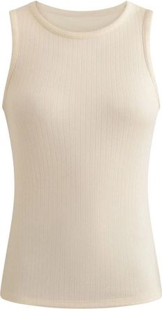 Ines De La Fressange Femme, Tops, Beige, Taille: 44 FR D&eacute;bardeur Thermique C&ocirc;tel&eacute;