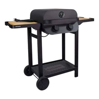 COOK IN GARDEN CookIn Garden - Barbecue &eacute;lectrique 2500W sur chariot - Surface de cuisson 1920 cm&sup2; - Modes grill et four - Assemblage rapide en moins de 15 min