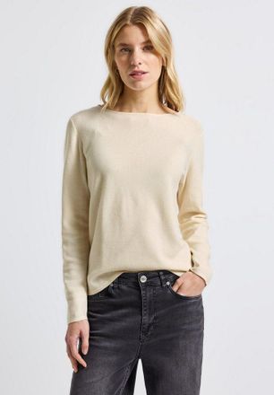 Street One Strickpullover mit U-Boot-Ausschnitt