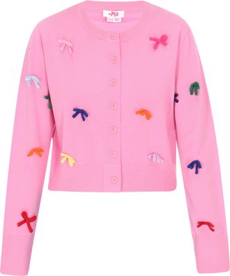 Mymo Strickjacke Frauen Rosa