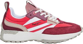 Pepe Jeans London Lucky Main Leder Sneakers rosa