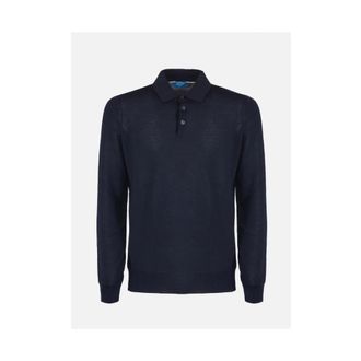 Fefē Maglione a polo - - Knitwear - Herren - Blau - 2XL