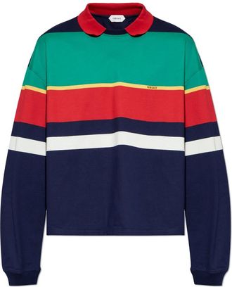 Versace Homme, Tops, Multicolore, Taille: M Polo &agrave; manches longues