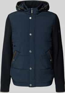 Bugatti Strickjacke mit Kapuze