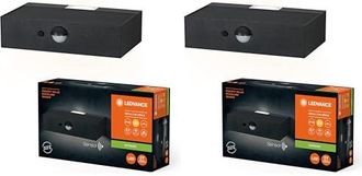 Ledvance ENDURA STYLE BRICKLUME Sensor, Solarleuchte, 3W, 300lm, grau, dunkelgrau, indirekte Beleuchtung, Bewegungsmelder, Tageslichtsensor, IP65, 3.000K Farbt