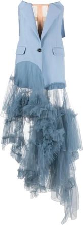 Act N&deg;1 Femme, Vestes, Bleu, Taille: 40 FR Veste sans manches
