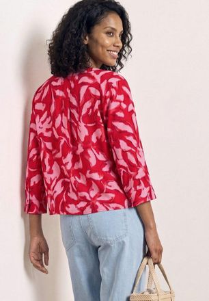 Street One Druckbluse 3/4-Arm Sommerbluse mit floralem Muster
