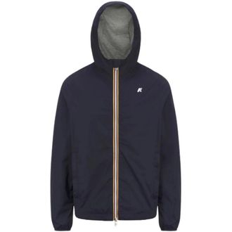 K-Way Jack Stretch Nylon Jersey - - Jackets - Herren - Blau - L
