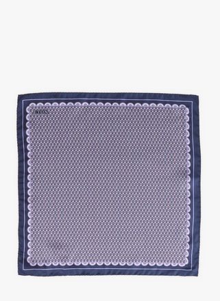 Eton Pochette de costume &agrave; motif en soie