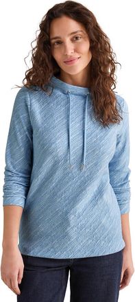 Cecil Damen Shirt mit Diagonalstruktur