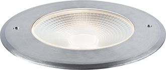 Paulmann 94748 LED Außenleuchte Bodeneinbauleuchte Vanea seewasserresistent IP67 rund 160mm 3000K 15,5W 800lm 230V Alu Warmweiß