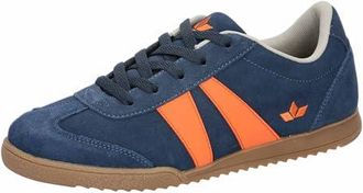 Lico Easley Baskets Unisexes, Bleu Marine/Orange, 43 EU, Bleu Marine/Orange, 43 EU