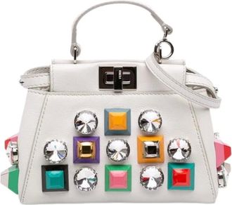 Fendi Sac Mini Vintage Pre-owned - Femme - Pre-owned - Blanc - Taille: ONE Size