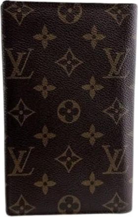 Louis Vuitton Portefeuille Pre-owned en toile Monogram - Femme - Pre-owned - Brun - Taille: ONE Size