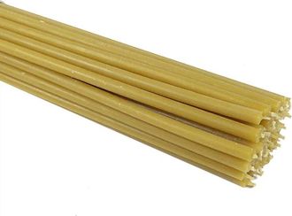 NKlaus 146g Qualitätskerzen Bienenwachs Kerzen ruß tropffrei Haus Kirche Ritualkerzen, Höhe 18cm (ca. 30 St.) 36262