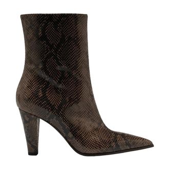Sergio Levantesi Bottines &agrave; imprim&eacute; python - Femme - Chaussures - Brun - Taille: 35 EU