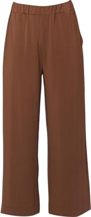 Max Mara Femme, Pantalons, Brun, Taille: 42 FR Pantalone Morbido Bchnorata