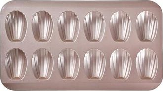 Generic Moule &agrave; g&acirc;teau anti-adh&eacute;sif &agrave; 12 cavit&eacute;s pour cupcakes, muffins, desserts, four, micro-ondes, cong&eacute;lateur (dor&eacute;)