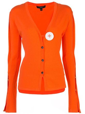 Ellery cardigan &agrave; boutons contrastants - Orange