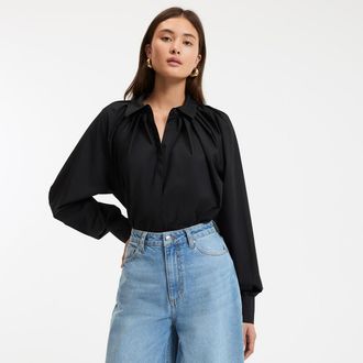 La Redoute Collections Chemise Ample En Coton Manches Longues