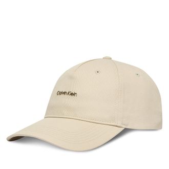 Calvin Klein Cap Calvin Klein Coton Twill Standard Logo Hw Cap LV04D5080G Beige