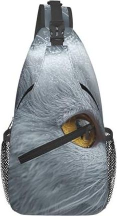 Generic Snowy Cat Sac &agrave; bandouli&egrave;re de voyage pour homme Sac &agrave; dos de randonn&eacute;e