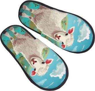 Generic Pantoufles De Maison Mouton L&eacute;gers Fourrure Pantoufles Peluche Chausson Hotel Pour Spa Automne Int&eacute;rieur L