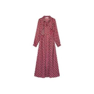Maison Kitsun&eacute; Gebl&uuml;mtes- gestreiftes langes Kleid - - Dresses - Damen - Mehrfarbig - S