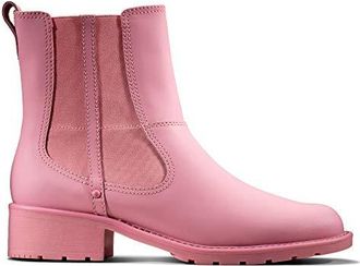 Clarks Femme Orinoco Rain Bottes & Bottines de Pluie, Rose (Pink Pink), 37.5 EU