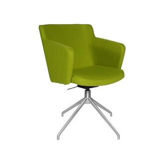 Topstar | Besuchersessel SFH | 3D-Sitzgelenk und Aluminium-Fußkreuz | grün