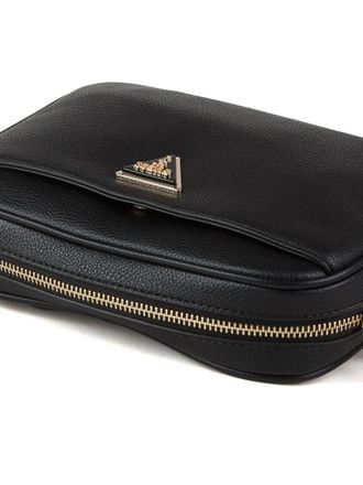 Guess Womens Hobo Bag Black Polyurethane - Handbags